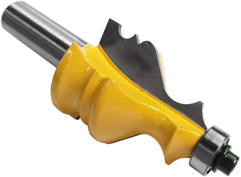 Gasea 1/2″ Shank 1-3/4-Inch Architectural Face Base Molding Router Bit ...