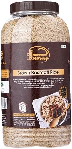 Jazaa Brown Basmati Rice 1.5 kg price in Saudi Arabia | Amazon Saudi ...