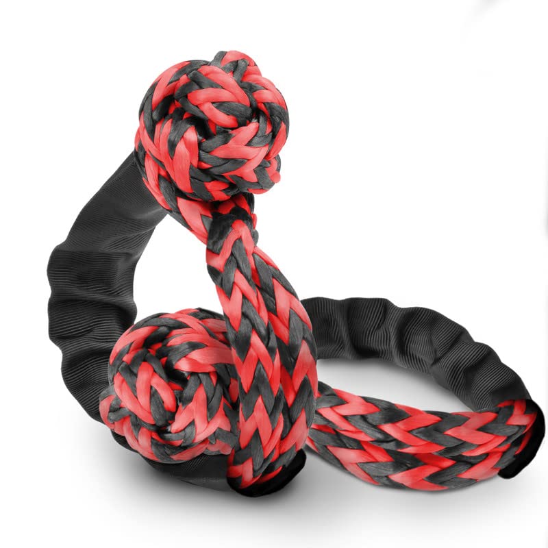 AZAMIA Synthetic Soft Shackle 1/2 Inch x 22 Inch (55,000lbs Breaking ...