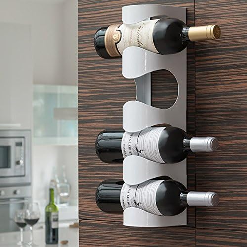 Excellent-Houseware Porte-bouteilles mural vertical exclusif à effet ...