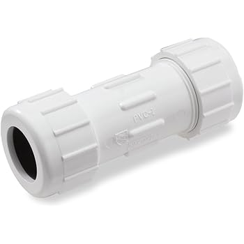 NDS CPC-1500 1-1/2-Inch Compression PVC Compression Coupling, Gray ...