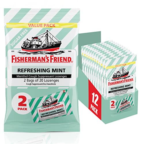 Fisherman's Friend Cough Drops, Cough Suppressant and Sore Throat ...