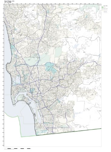 Buy Working s Zip Code Wall of San Diego, CA Zip Code Not Laminated ...