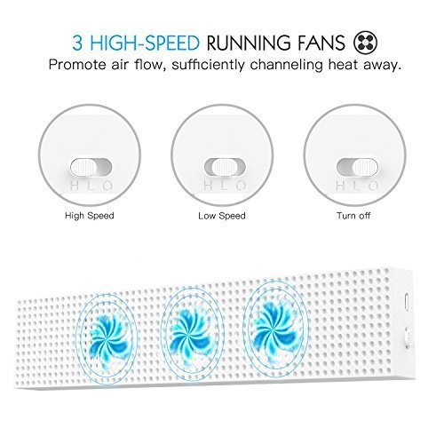 Xbox one S Cooling Fan System, Megadream Adjustable 3 High Speed Fans ...