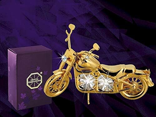 Crystal Temptations -Motorcicle figurine embellished with crystals from ...