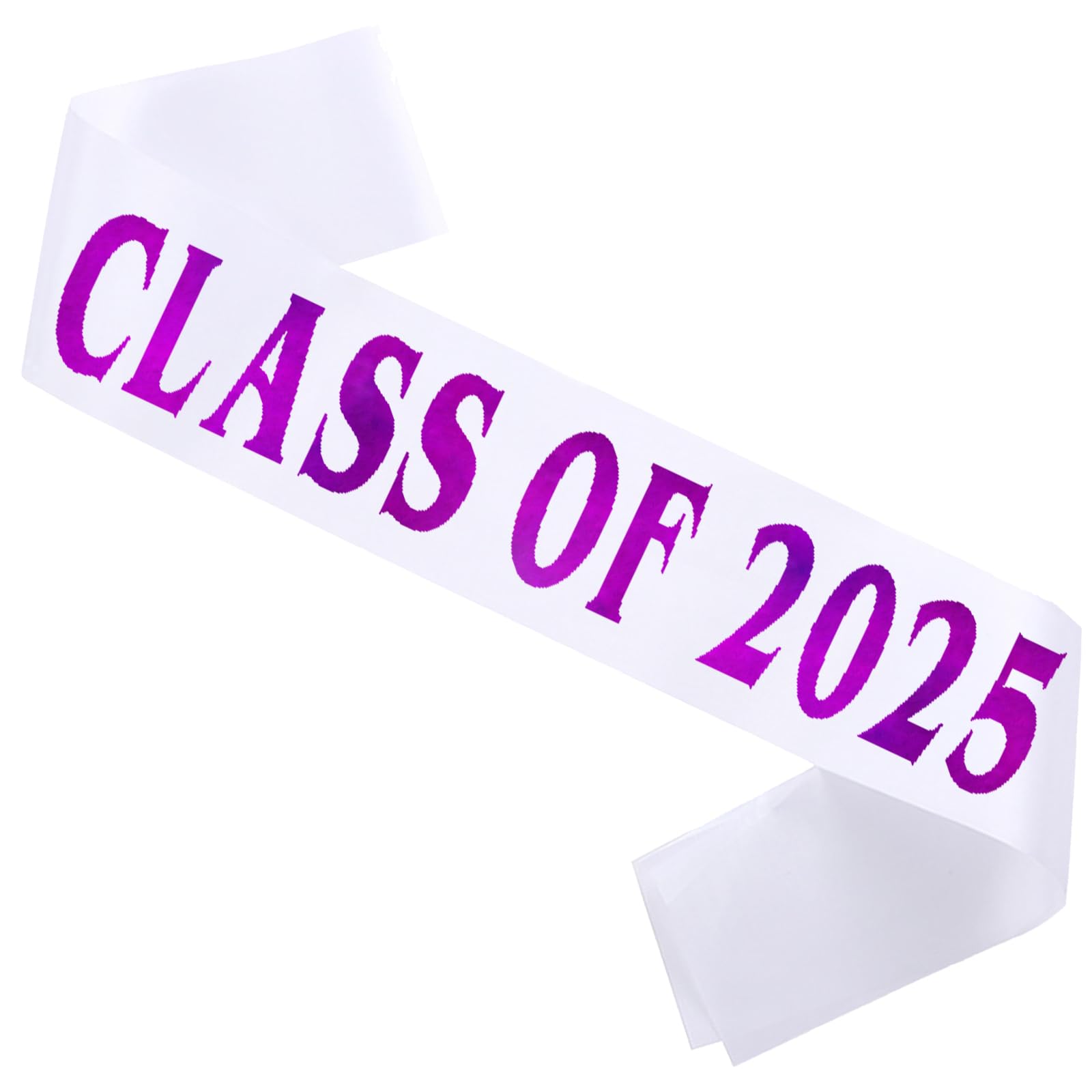 PANBINN Class of 2025 Sash, White Finally Graduated Sash with Foil ...