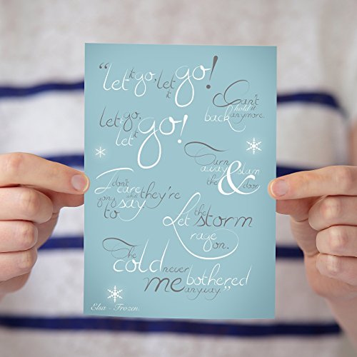 Let It Go Lyrics Frozen To Print