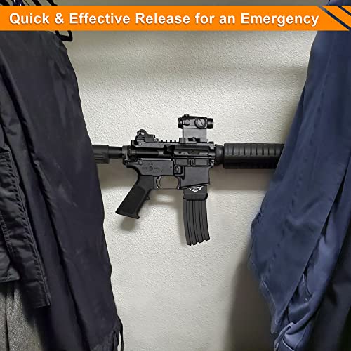 Chisisi AR Wall Mount with Mag Holder, 223/5.56 Rifle Wall Rack Mount ...