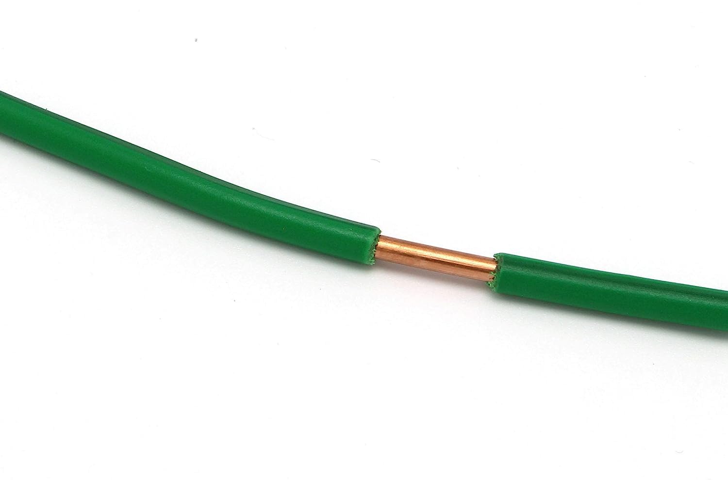 THE CIMPLE CO 25 Foot - 10 AWG Solid Copper Wire - 10 Gauge Green ...