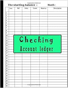 Amazon.com: Checking Account Ledger: Check and Debit Card Register ...