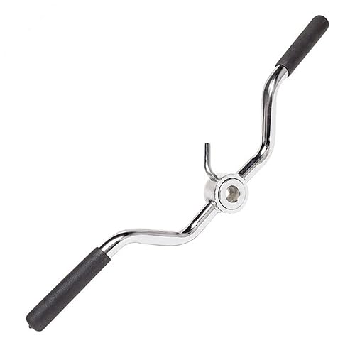 Body-Solid (LBB28) Lat Blaster Bar, Straight Barbell Bar Attachment ...