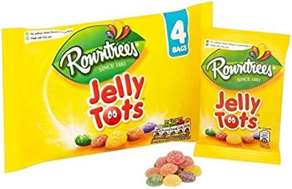 Rowntree's Jelly Tots Multipack 4 x 28g - Pack of 2: Amazon.co.uk: Grocery