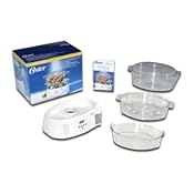 Amazon.com: Oster 5712 Electronic 2-Tier 6.1-Quart Food Steamer, White ...