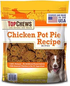 Amazon.com : Top Chews 100% Natural USA-Sourced Chicken Pot Pie Treat ...