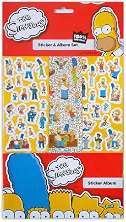The Simpsons Sticker Album 6 Sheets: Amazon.co.uk: Toys & Games