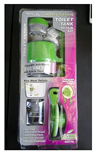 Buy Water Saving Toilet Tank Repair Kit with Adjustable Integral Float ...