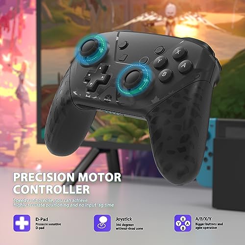 YCCTEAM Wireless Pro Controller Gamepad Compatible with Switch Support ...