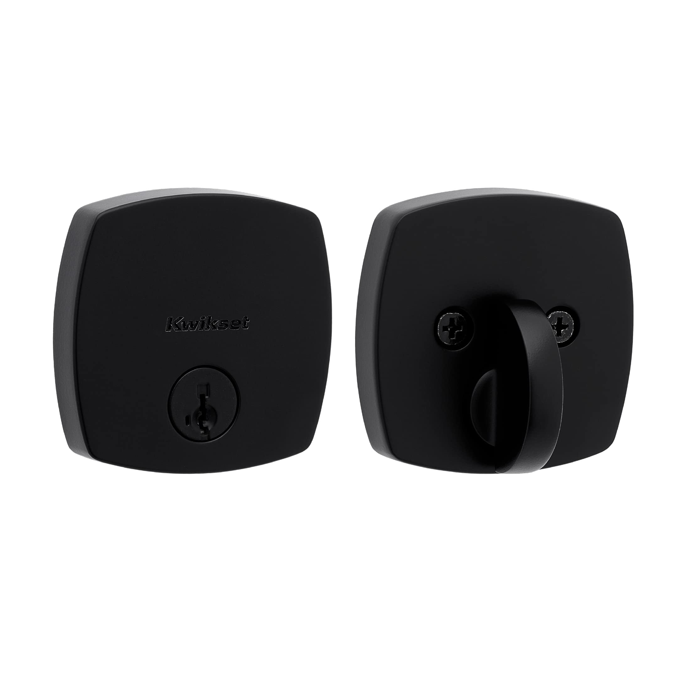 Mua Midtown Deadbolt Lock, Matte Black Modern Exterior Keyed Front ...