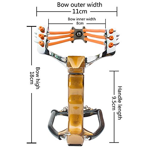 Professional Slingshot Wisdoman Stainless Steel Outdoor Hunting Sling ...