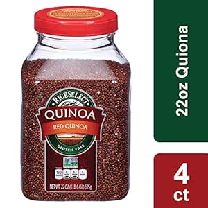 Amazon.com : RiceSelect Red Quinoa, 22 oz (Pack of 4) : Grocery ...