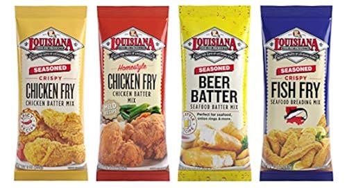 Louisiana Fish Fry, Breading Variety Gift Pack (Pack of 4) - Seasoned ...
