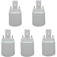 G23 to E27/E26 2-Pin Light Sockets Adapter, Light Bulb Socket, Bulb ...