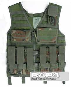 Amazon.com : Tactical Vest (MP5) - paintball chest protector : Sports ...