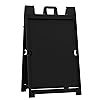 Plasticade Signicade Deluxe A Frame Durable Folding Double Sided Portable Sidewalk Curb Sign ...