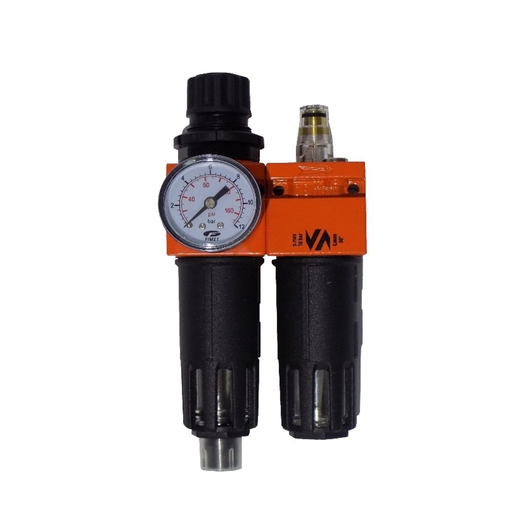 Groupe FRL 1/2 avec réducteur Filtre régulateur lubrificateur pour air ...