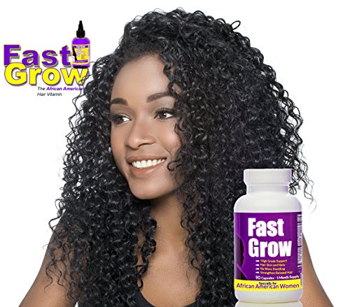 Best Hair Growth Vitamin to Grow Hair Faster with Fast Grow Black Hair ...