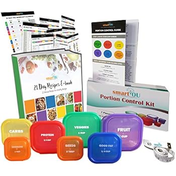 Amazon.com: 21 Day LABELED Efficient Nutrition Portion Control ...