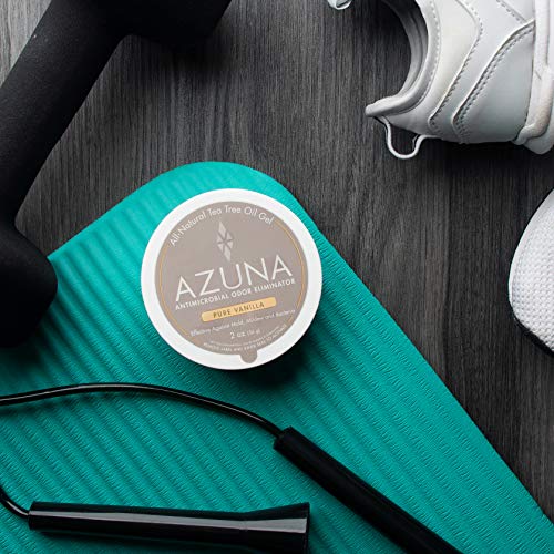 AZUNA Antimicrobial Odor Eliminator, Pure Vanilla Scent, Whole Home Kit ...