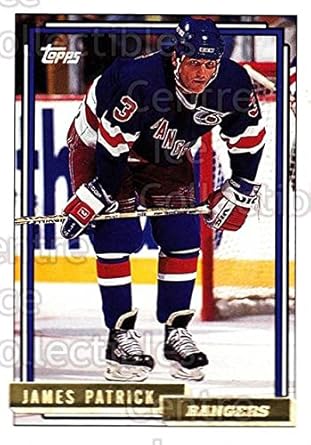 Amazon.com: (CI) James Patrick Hockey Card 1992-93 Topps Gold 71 James ...