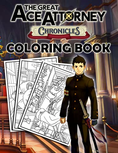 Buy The Great Ace Attorney Chronicles Coloring Book: 50 One Sided ...