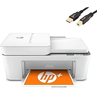 Amazon.com: HP DeskJet 4158e All-in-One Wireless Color Inkjet Printer, White - Print Copy Scan ...