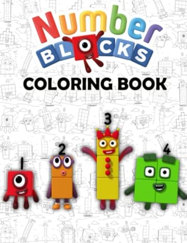 Numberblocks Coloring Book: Special For Toddlers Ages 2-5 | Great ...