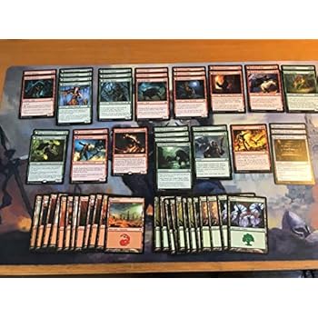 Amazon.com: Mono Red Land Destruction Deck - Modern Legal - Custom ...