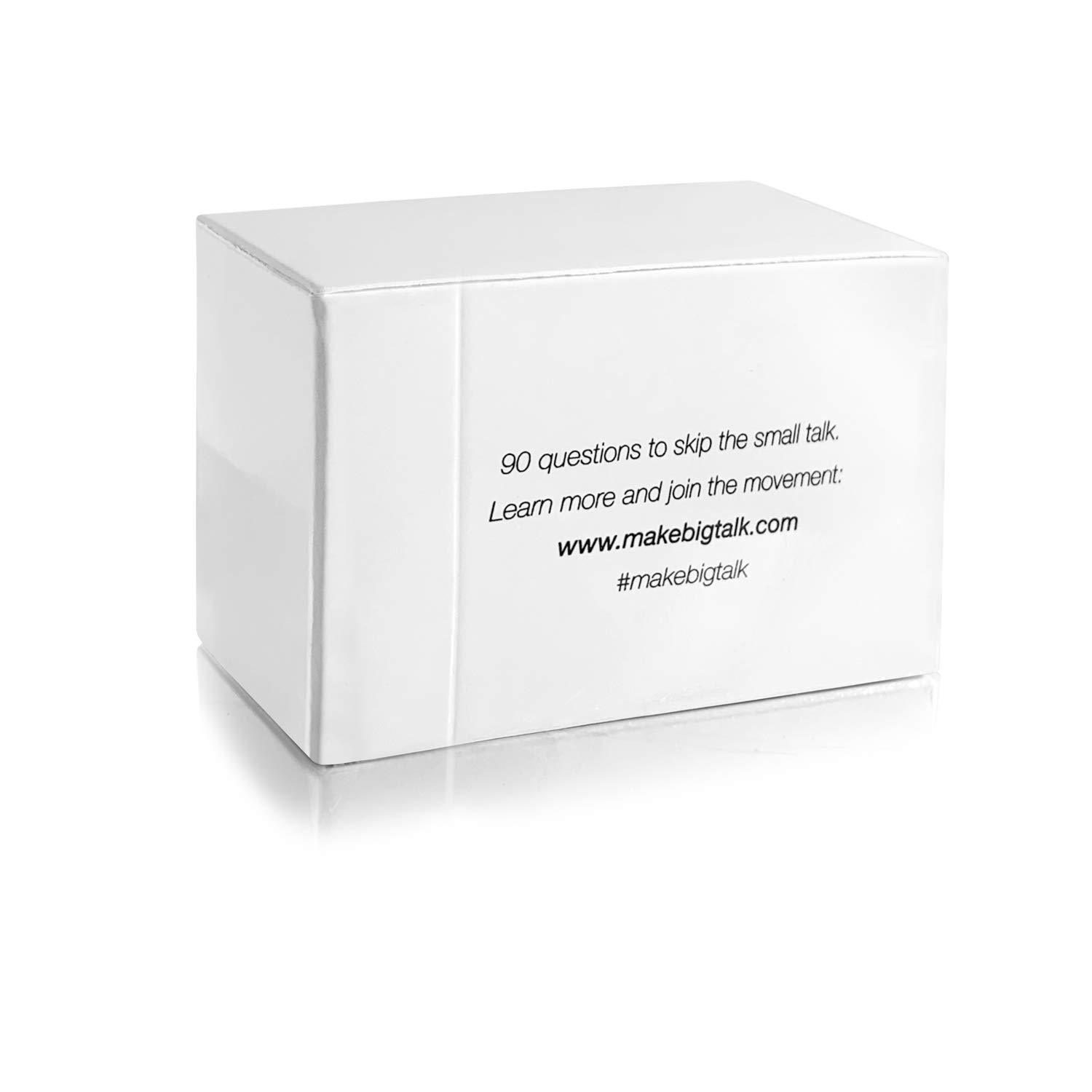 BIG TALK Question Card Game: Skip Small Talk, Make Meaningful ...