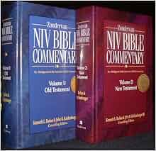 Zondervan NIV Bible Commentary Volume 1 Old Testament & Volume 2 New ...