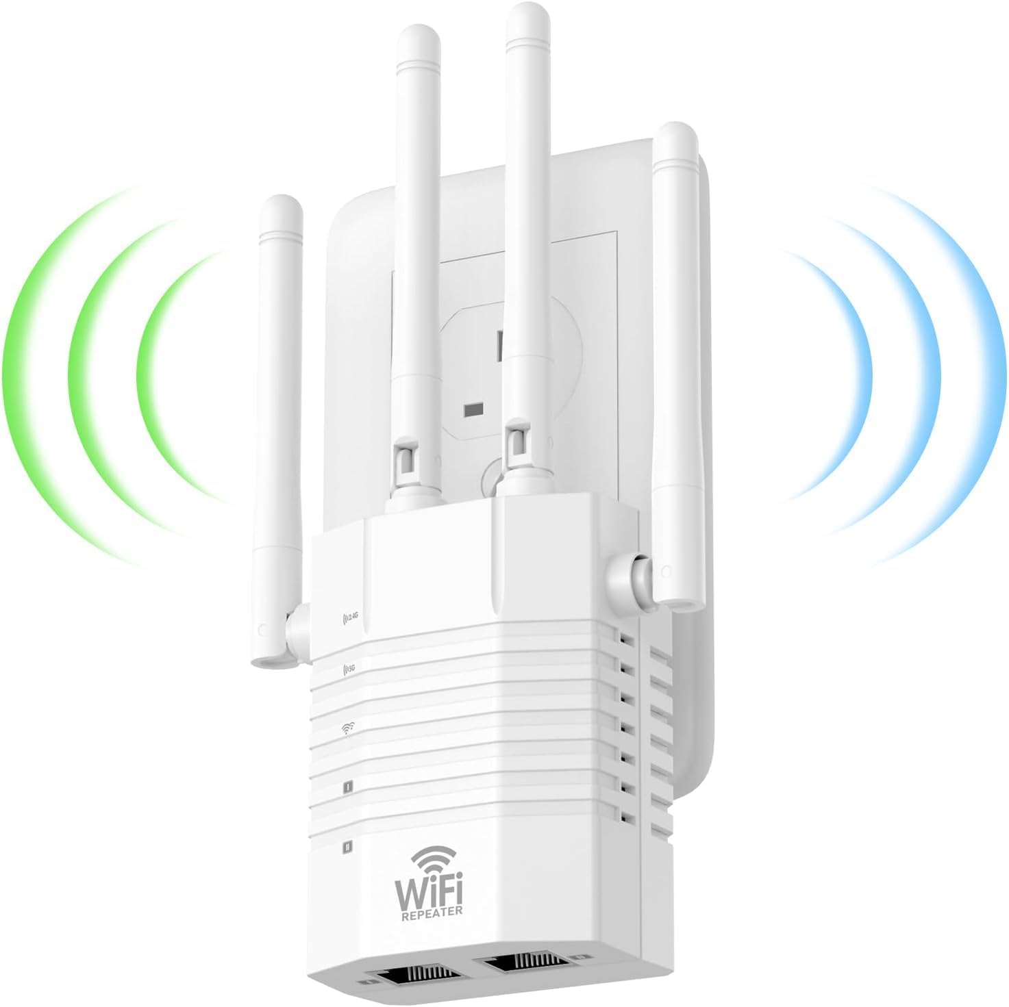WiFi Extender, WiFi Extender Signal Booster, WiFi Booster, WiFi Range ...
