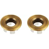 BWE Gold Bathroom Sink Basin Trim Overflow Cover Brass Insert in Hole ...