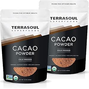 Amazon.com : Terrasoul Superfoods Raw Organic Cacao Powder, 2 Lbs (2 ...