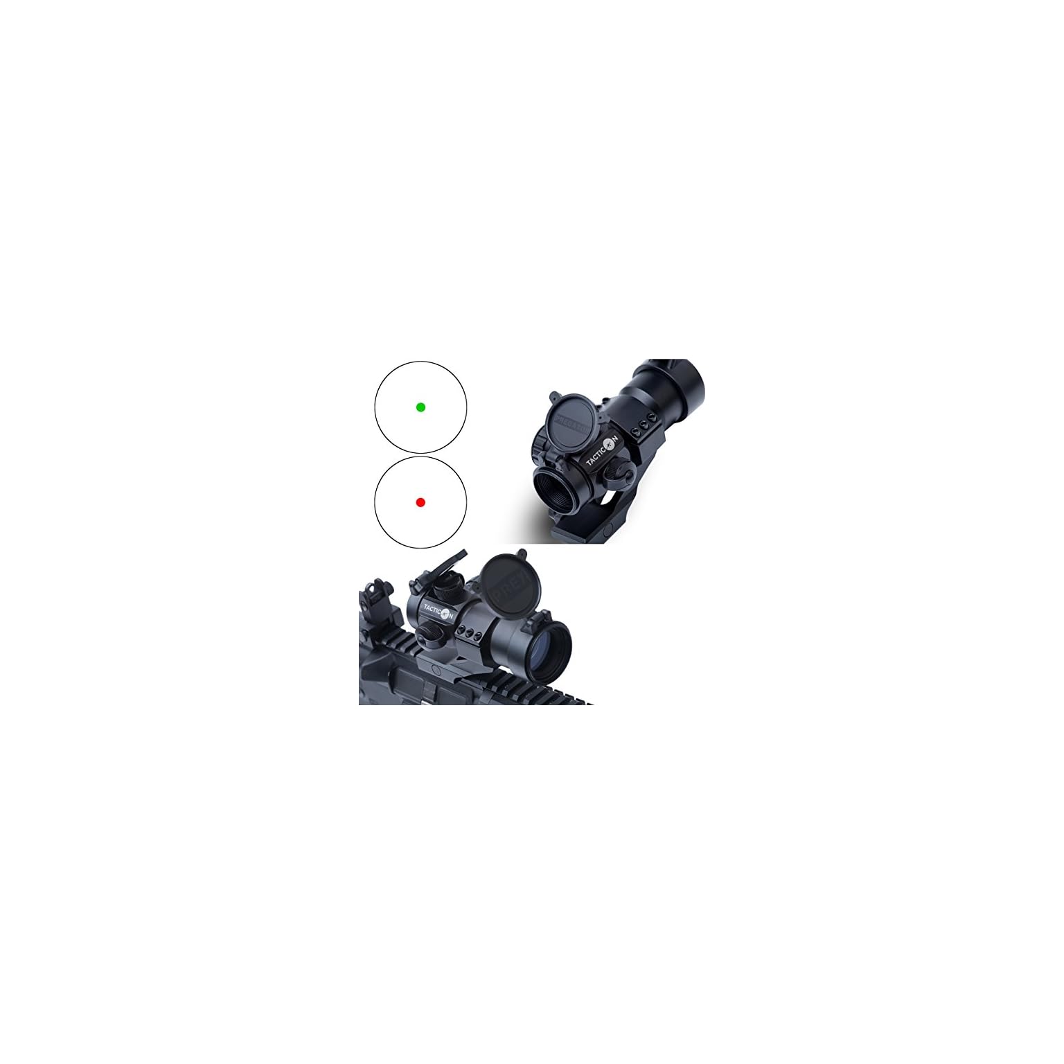 Tacticon Armament | Predator V1 Adjustable Red and Green Dot in One ...