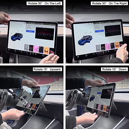 tesplus New Tesla Model 3 Model Y Screen Swivel Mount for 2017-2022 ...