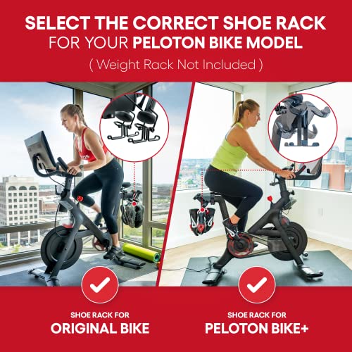 Metal Shoe Rack for Peloton Bike, Does NOT Fit Bike+, Accessories for ...