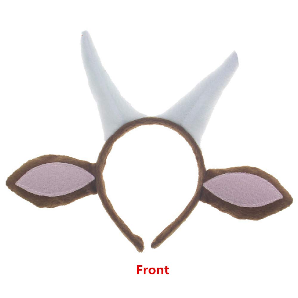 Amazon.com : Christmas Cosplay Plush Cute Goat Headband - Goat costume ...