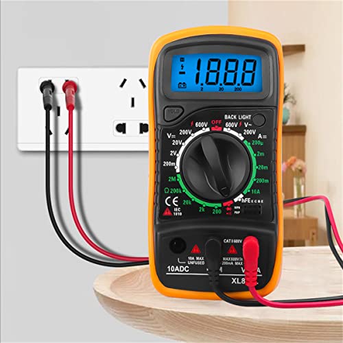 XL830L Pocket Digital Multimeter 2000 Counts Voltage Tester Home ...