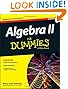 Algebra II for Dummies W/Algebra II Workbook for Dummies: Mary Jane ...