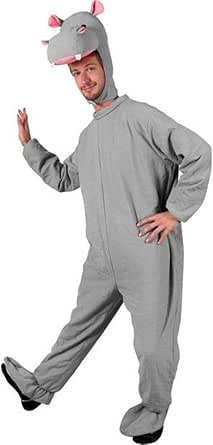 Amazon.com: Adult Hippo Halloween Costume (Size: Standard 44 ...