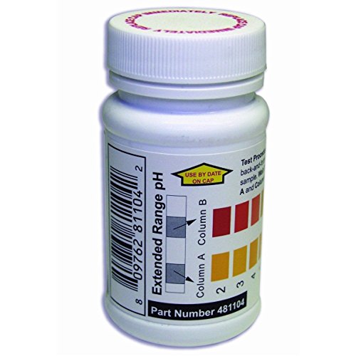 Buy 50 Count Enormous Modern Extended Range pH Test Strips Well Water ...